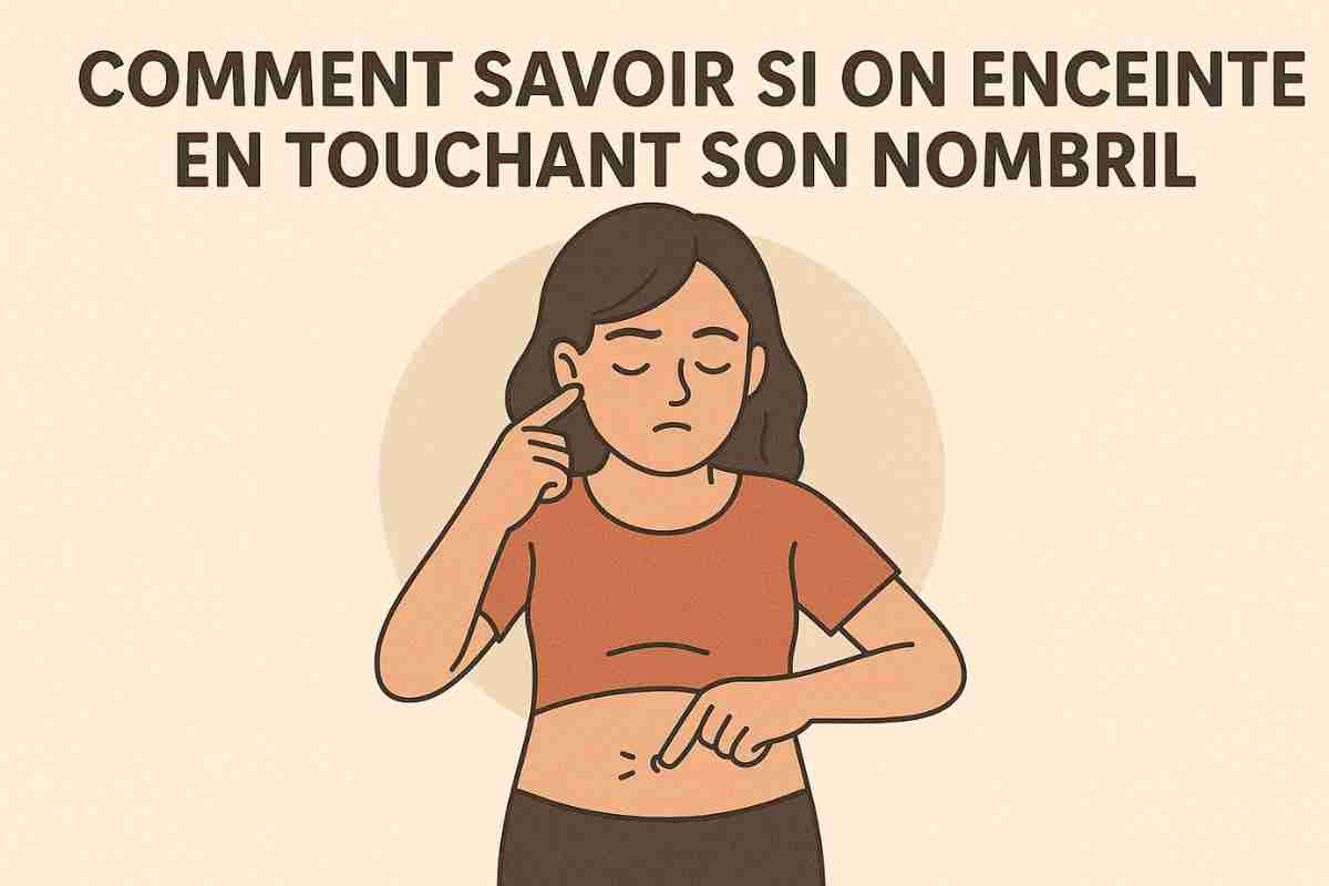 Peut-on savoir si on est enceinte en touchant son nombril